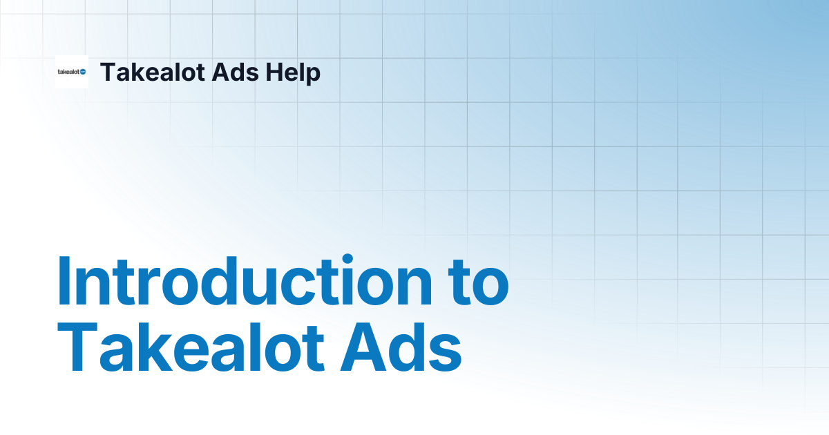 Introduction to Takealot Ads | Takealot Ads Help